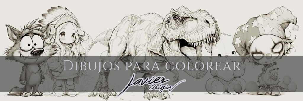 Dibujos para Colorear Gratis de Javier Origin | Descargas